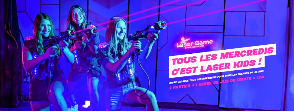 Laser Kids : l’offre immanquable du Laser Game Brest pour un mercredi fun en famille ! - Laser ...